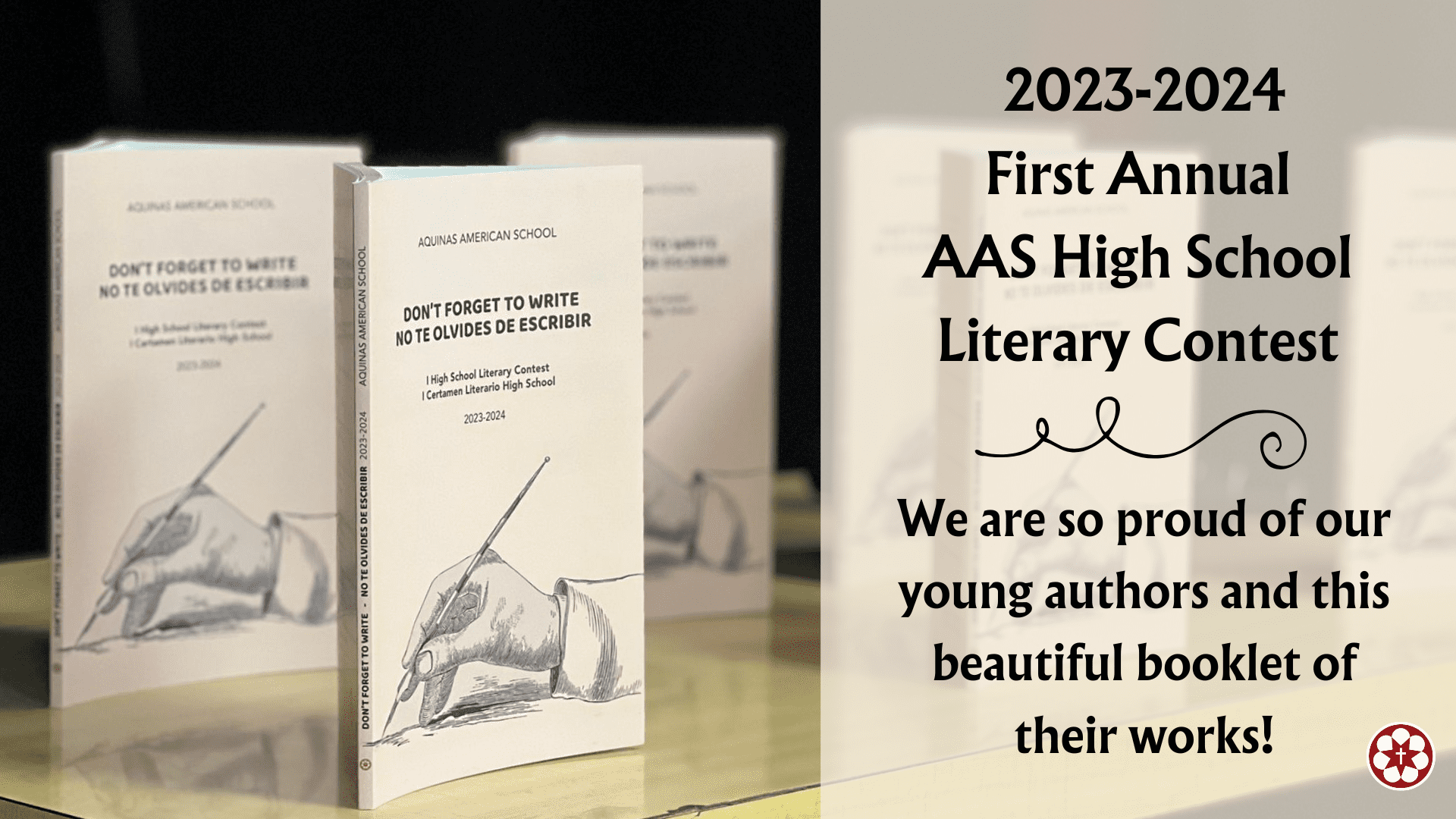 First Annual HS Literary Contest and Booklet - Aquinas